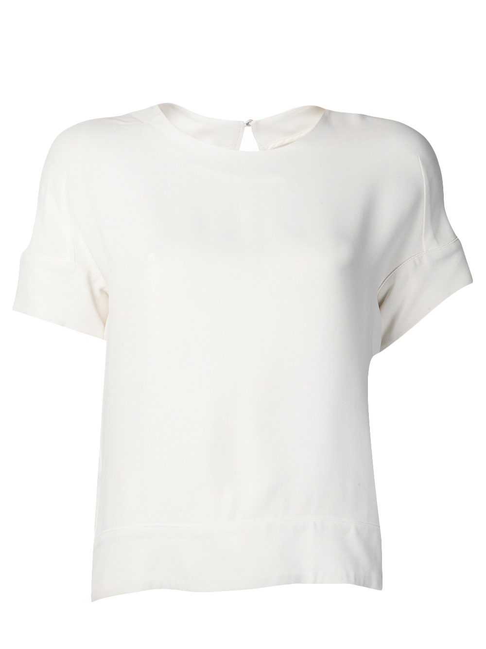 Ter Et Bantine Short Sleeve Blouse in White | Lyst