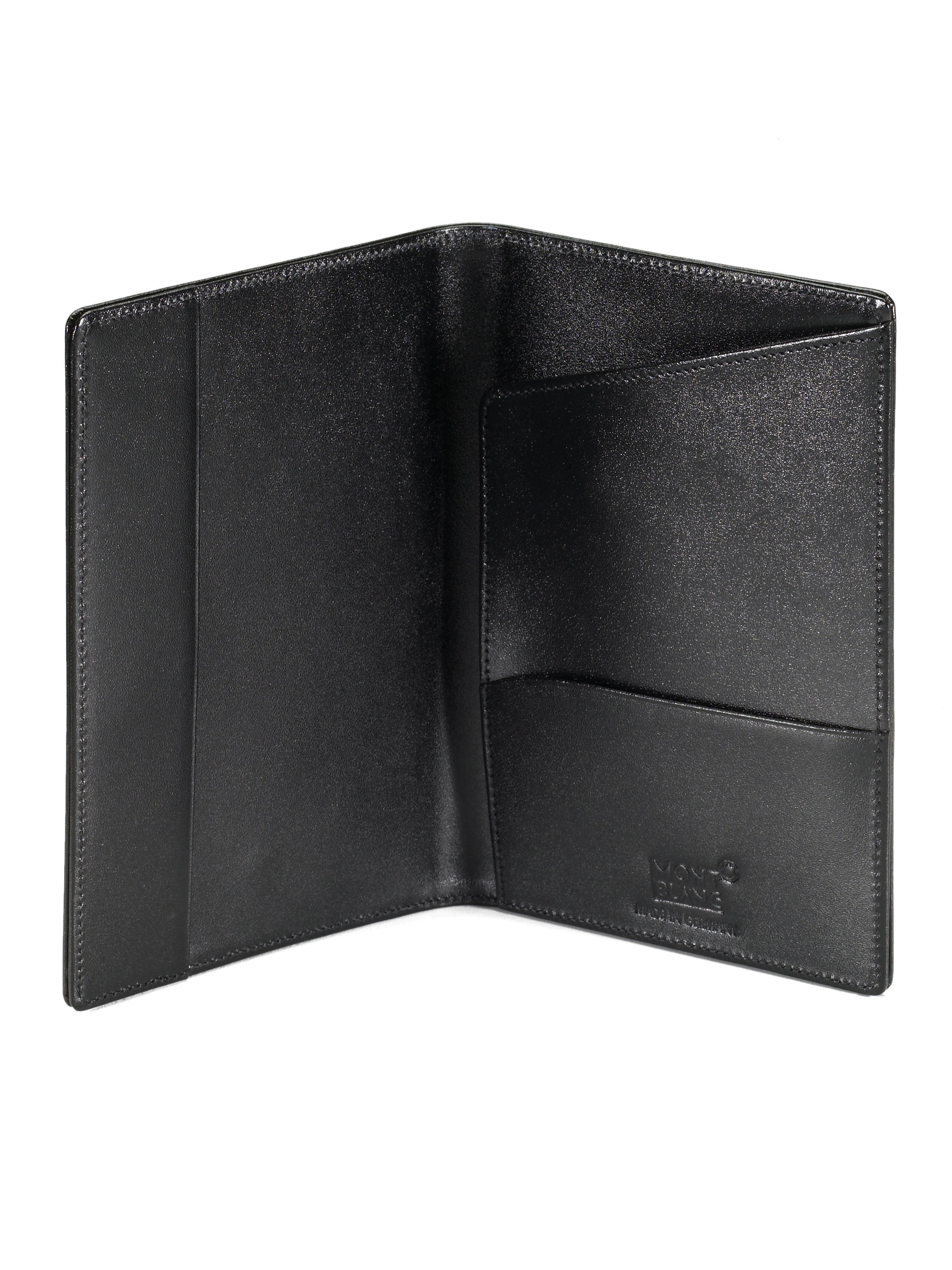 Montblanc Passport Holder In Black For Men Lyst