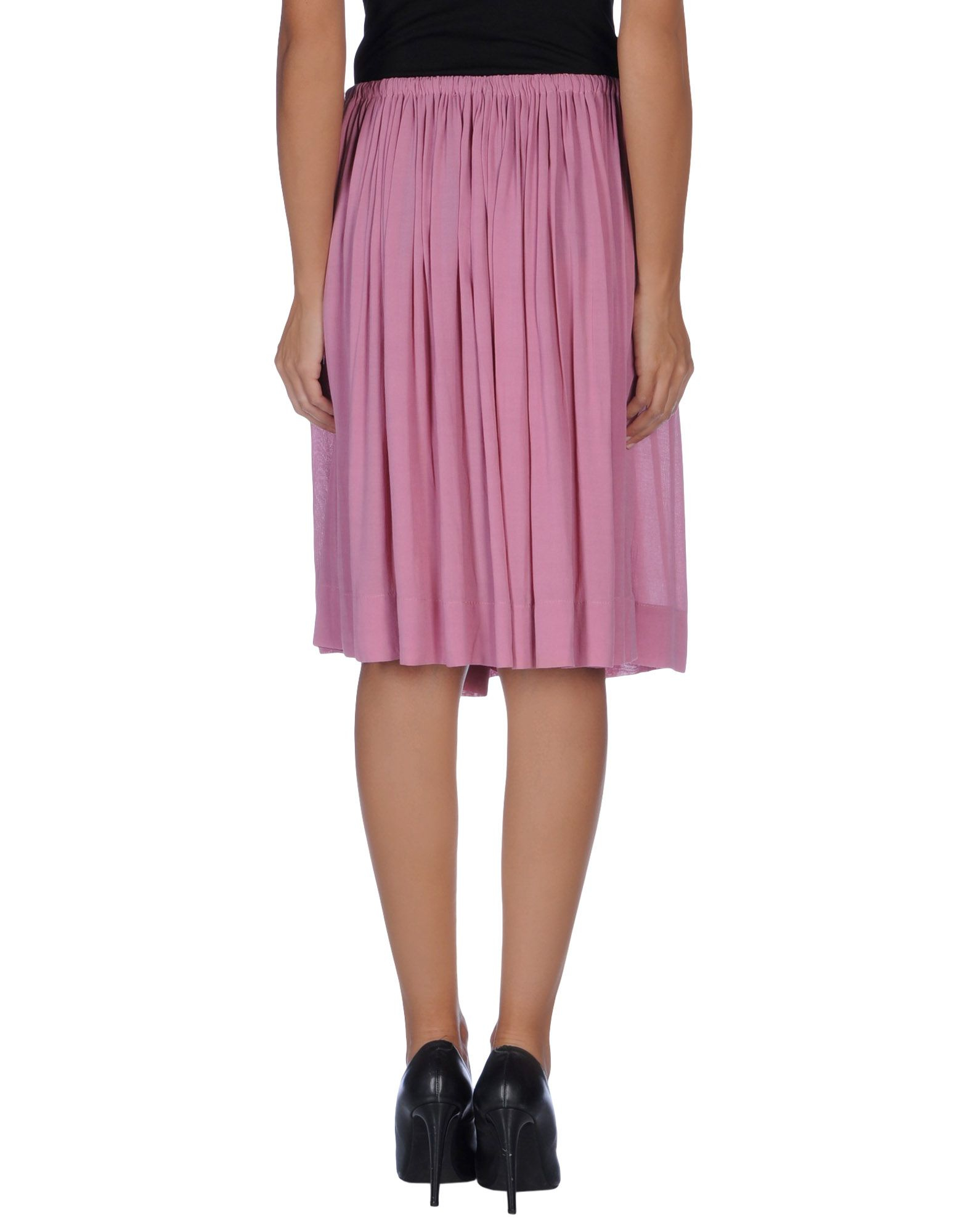 Lyst - Twin set Knee Length Skirt in Purple
