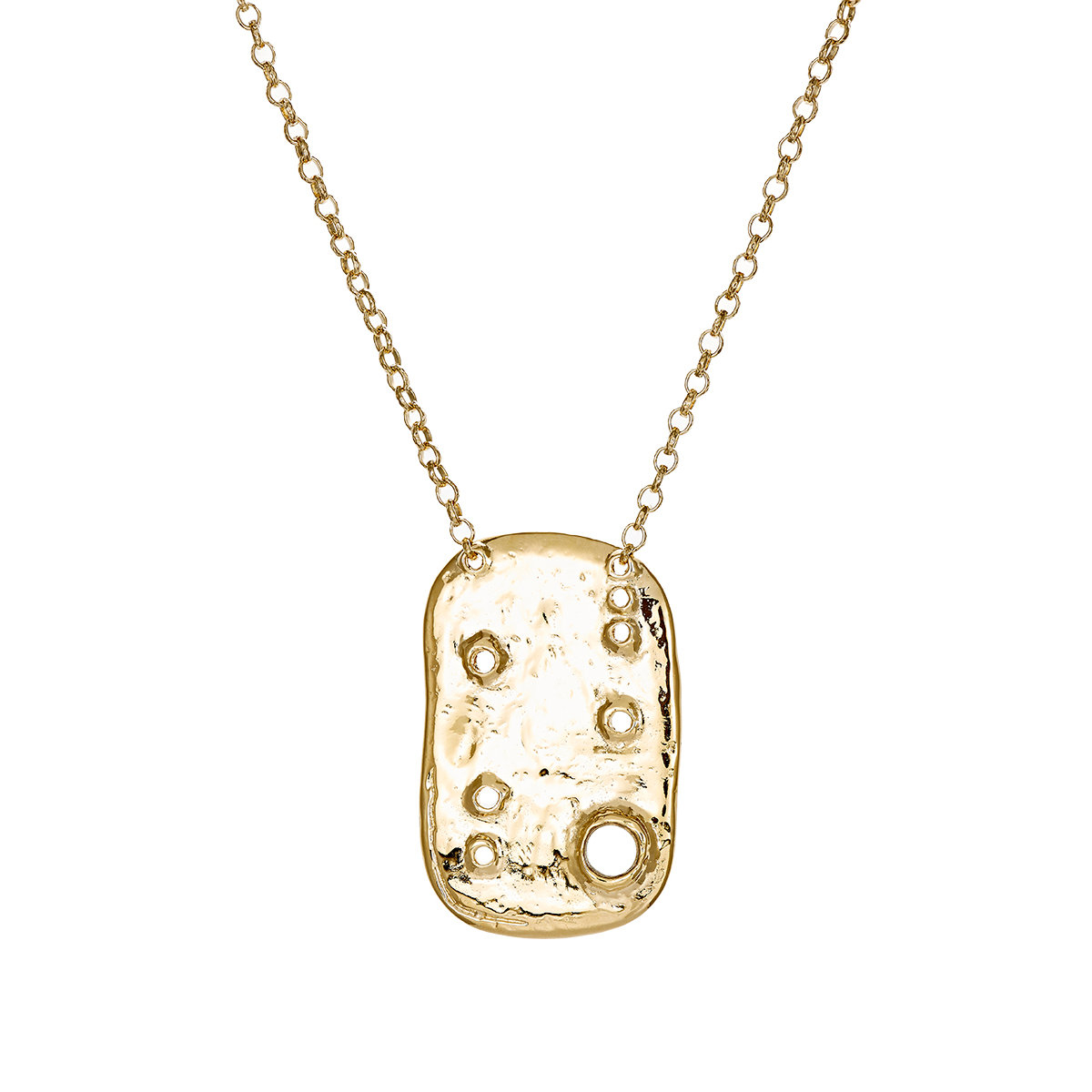 Lyst - Aurelie Bidermann Women's Anita Organic Pendant Necklace in Metallic