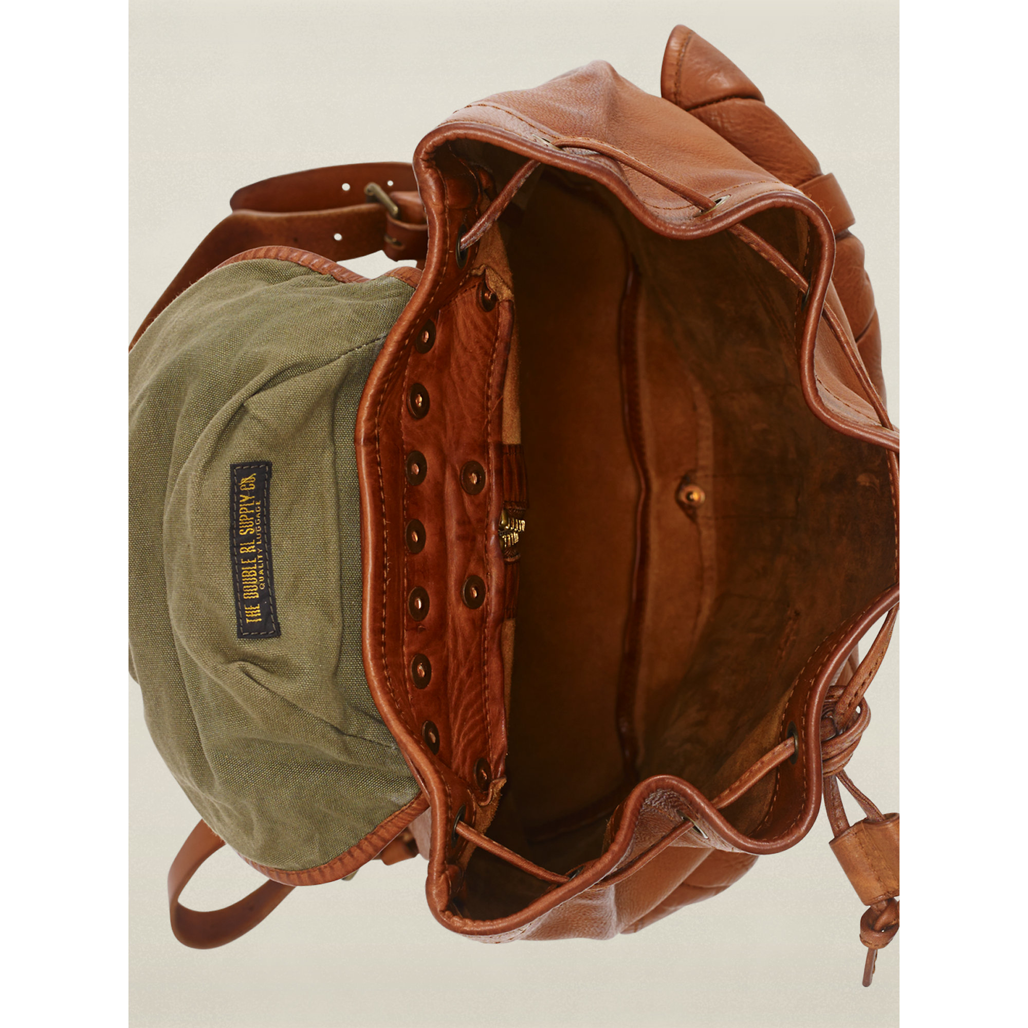 Lyst - Rrl Riley Leather Rucksack in Brown for Men