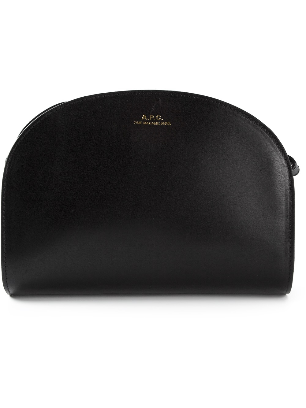 A.p.c. Black Half-Moon Leather Shoulder Bag in Black - Save 5% | Lyst A.p.c. Black Half-Moon Leather Shoulder Bag in Black - Save 5% | Lyst