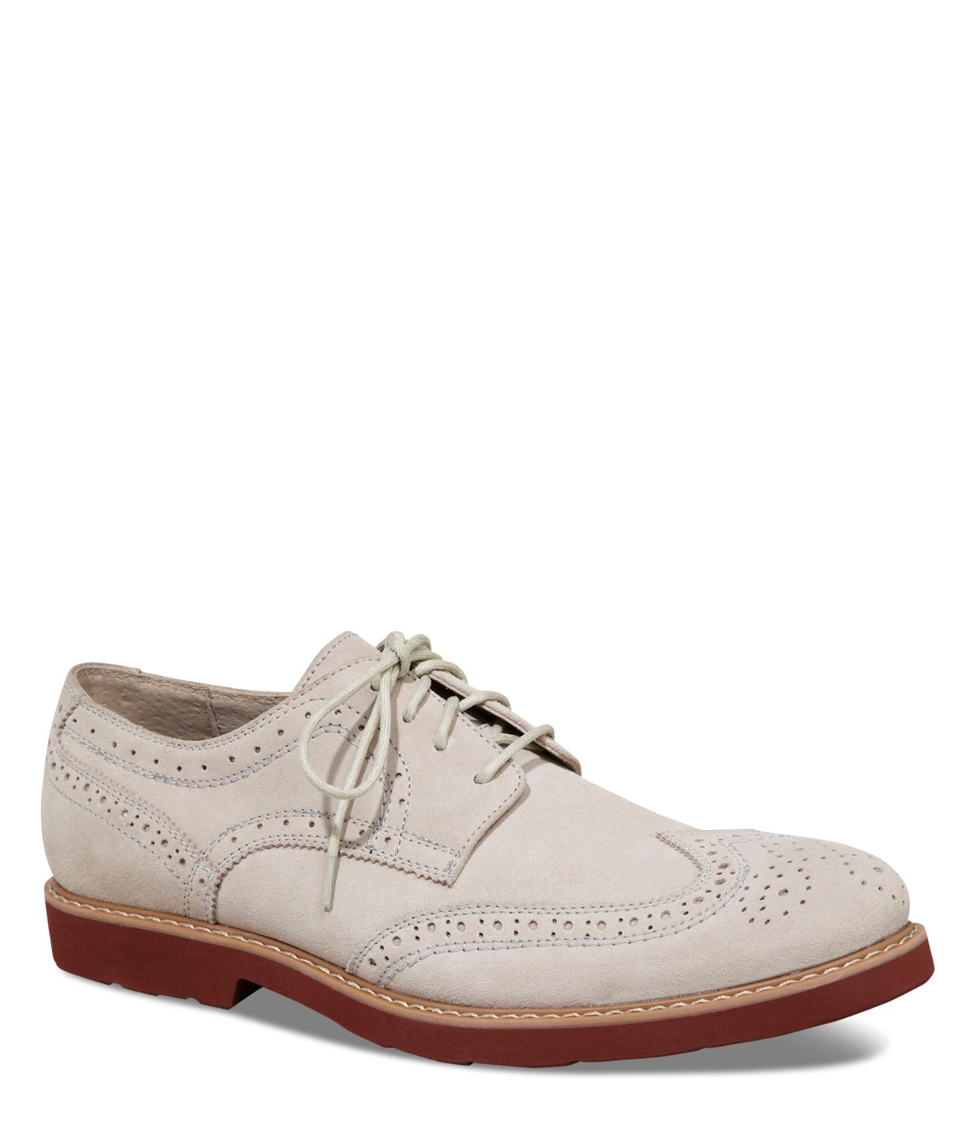 Lyst - Express Suede Wingtip Oxford in White for Men