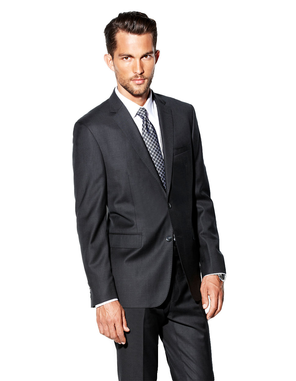 Vince camuto Modern Fit Notch Lapel Suit in Blue for Men | Lyst