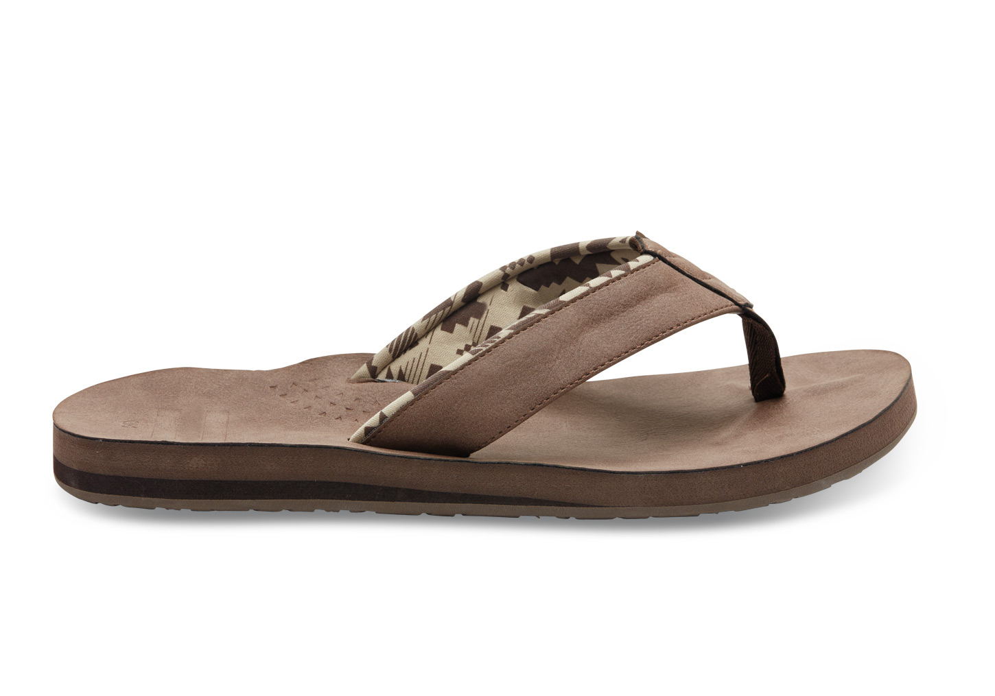 Lyst - Toms Brown Men's Carilo Flip Flops in Brown for Men