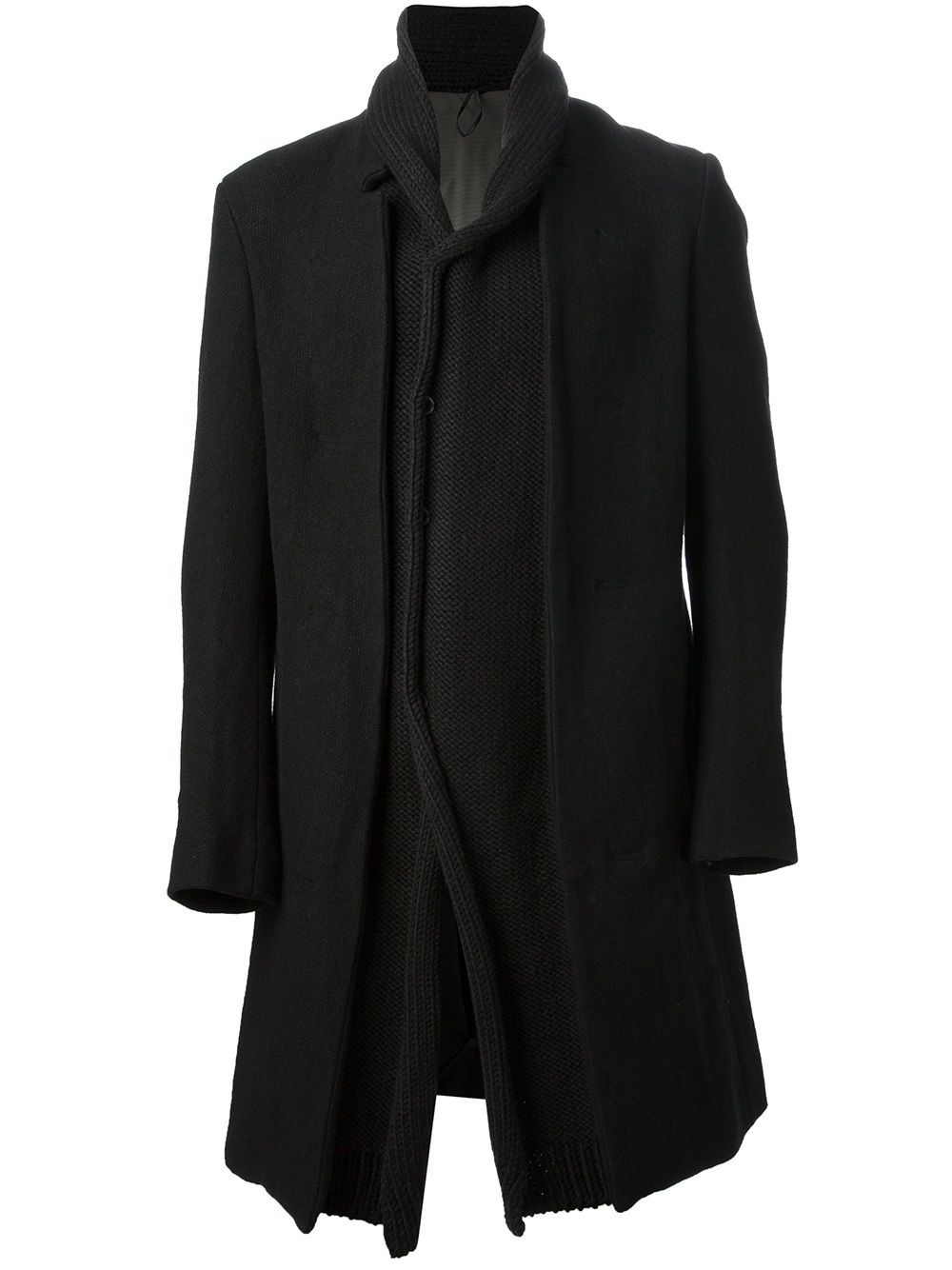 Lyst - Masnada Hooded Coat in Black for Men