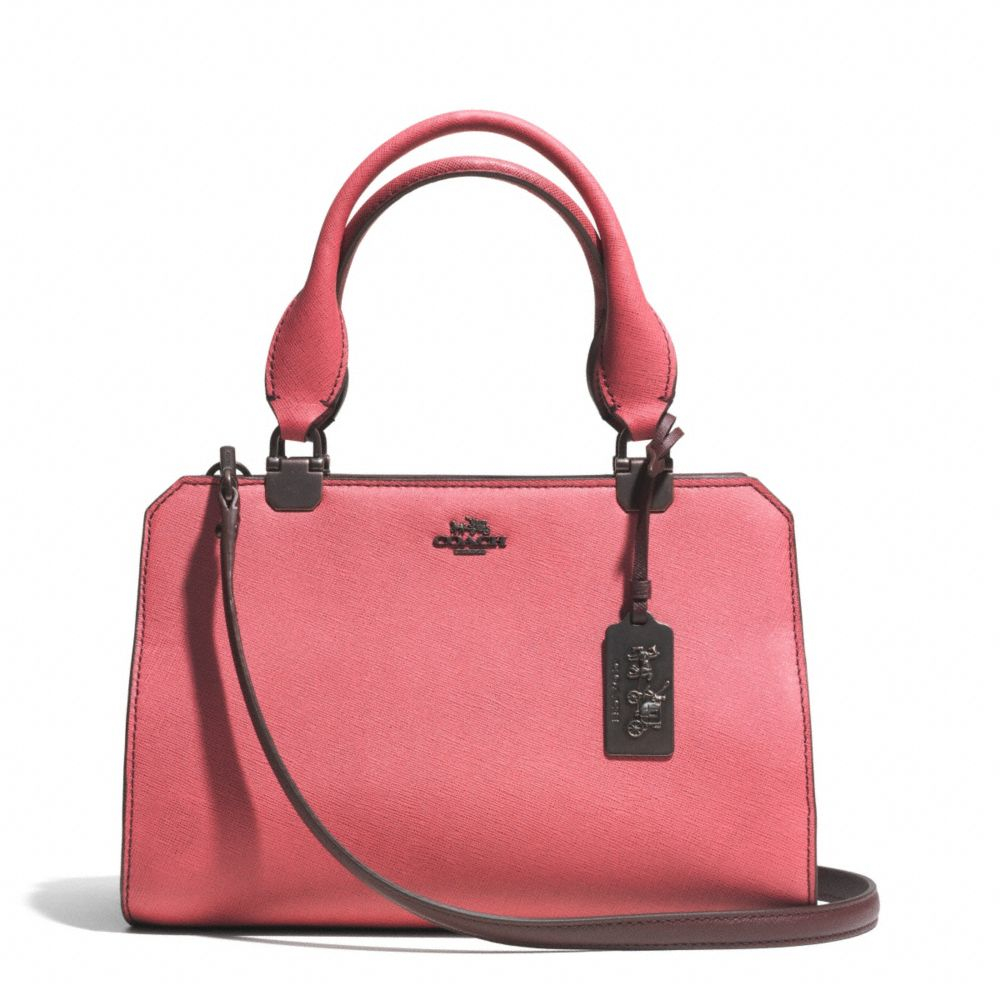 Lyst - Coach Madison Mini Lexington Carryall In Colorblock Saffiano ...