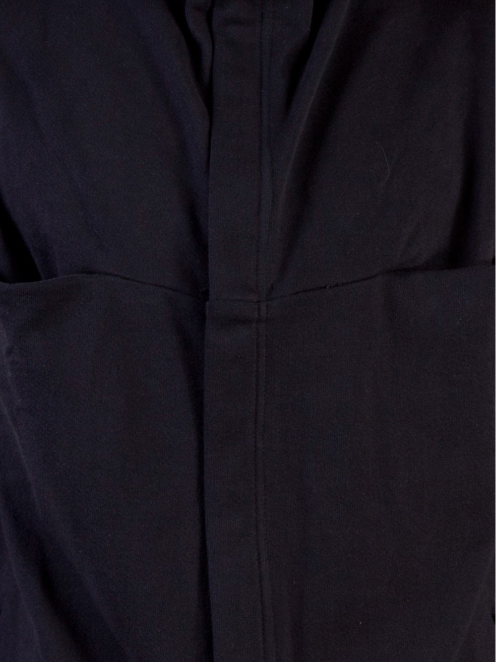 Lyst - Odyn Vovk High Collar Invisible Coat in Black for Men