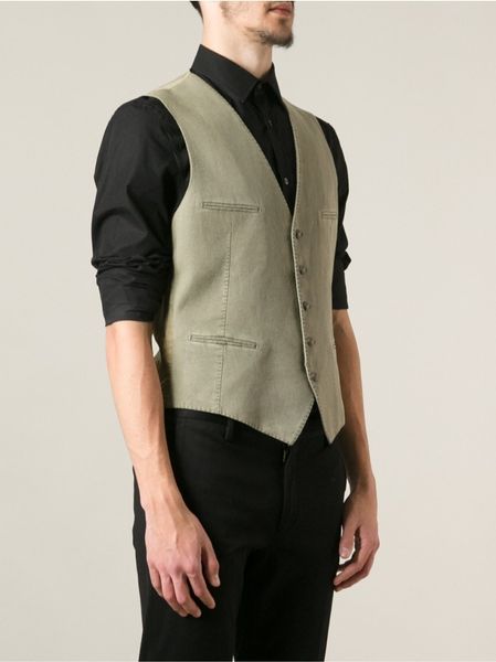 Tagliatore 0205 Waistcoat in Green for Men | Lyst