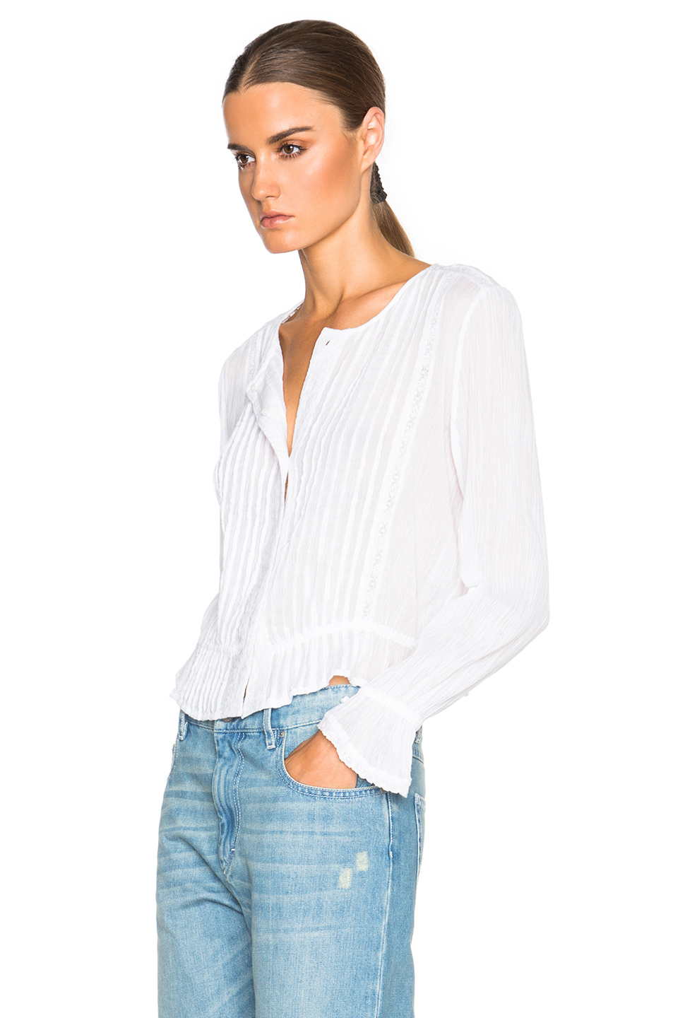 Étoile Isabel Marant Malo New Vintage Shirt in White - Lyst