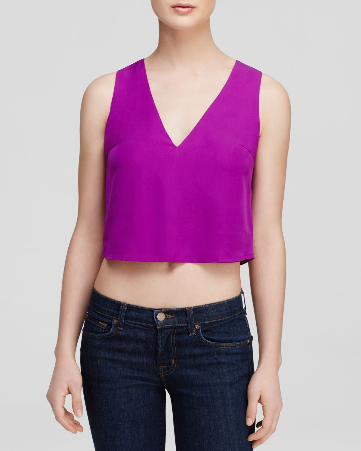 Misha Nonoo Harrieth Top in Purple (Tyrian) | Lyst