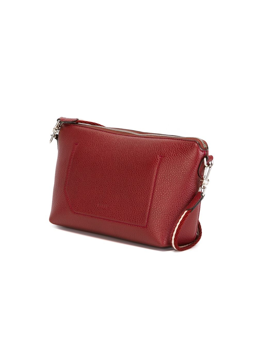 Lyst - Bally Zipped Clutch in Red