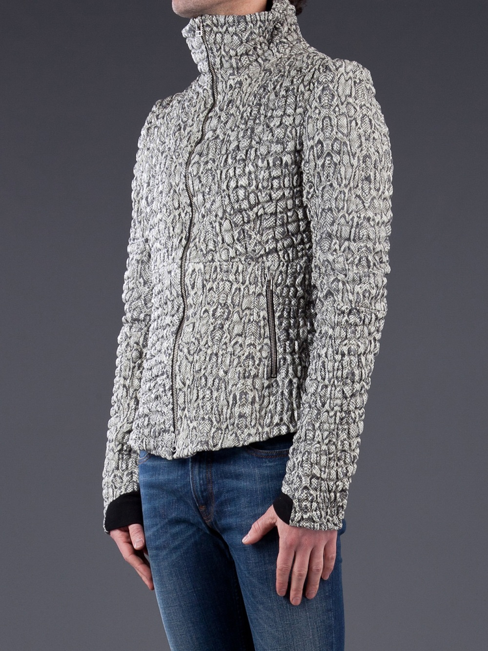 Unconditional Snake Skin Jacket for Men | Lyst