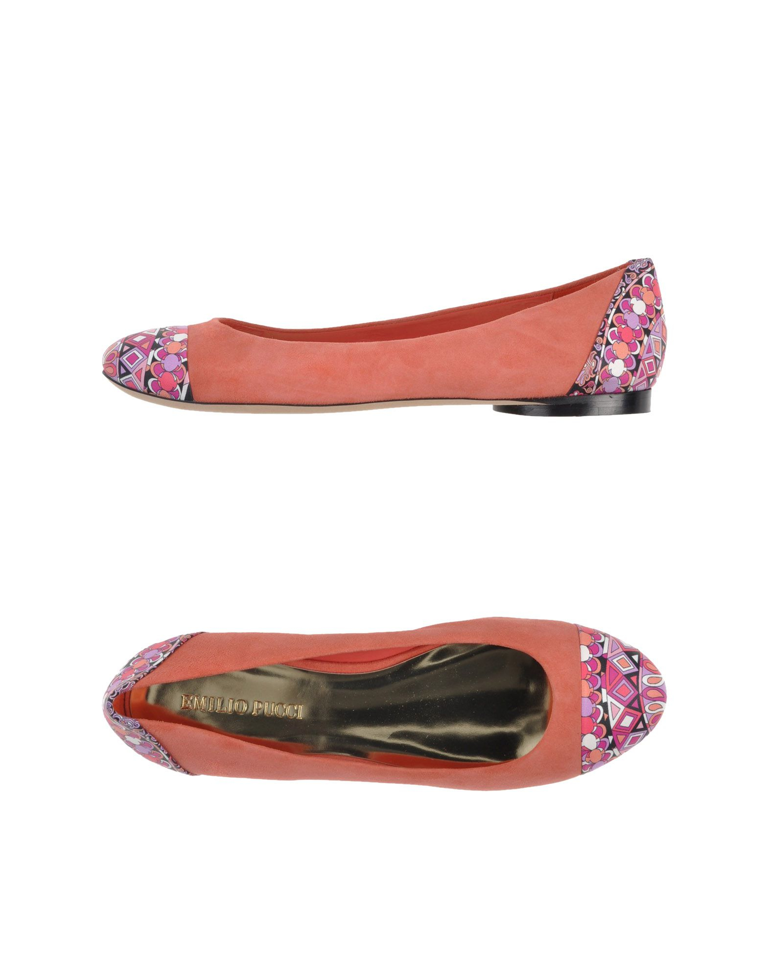 Emilio Pucci Ballet Flats in Pink (Salmon pink) | Lyst