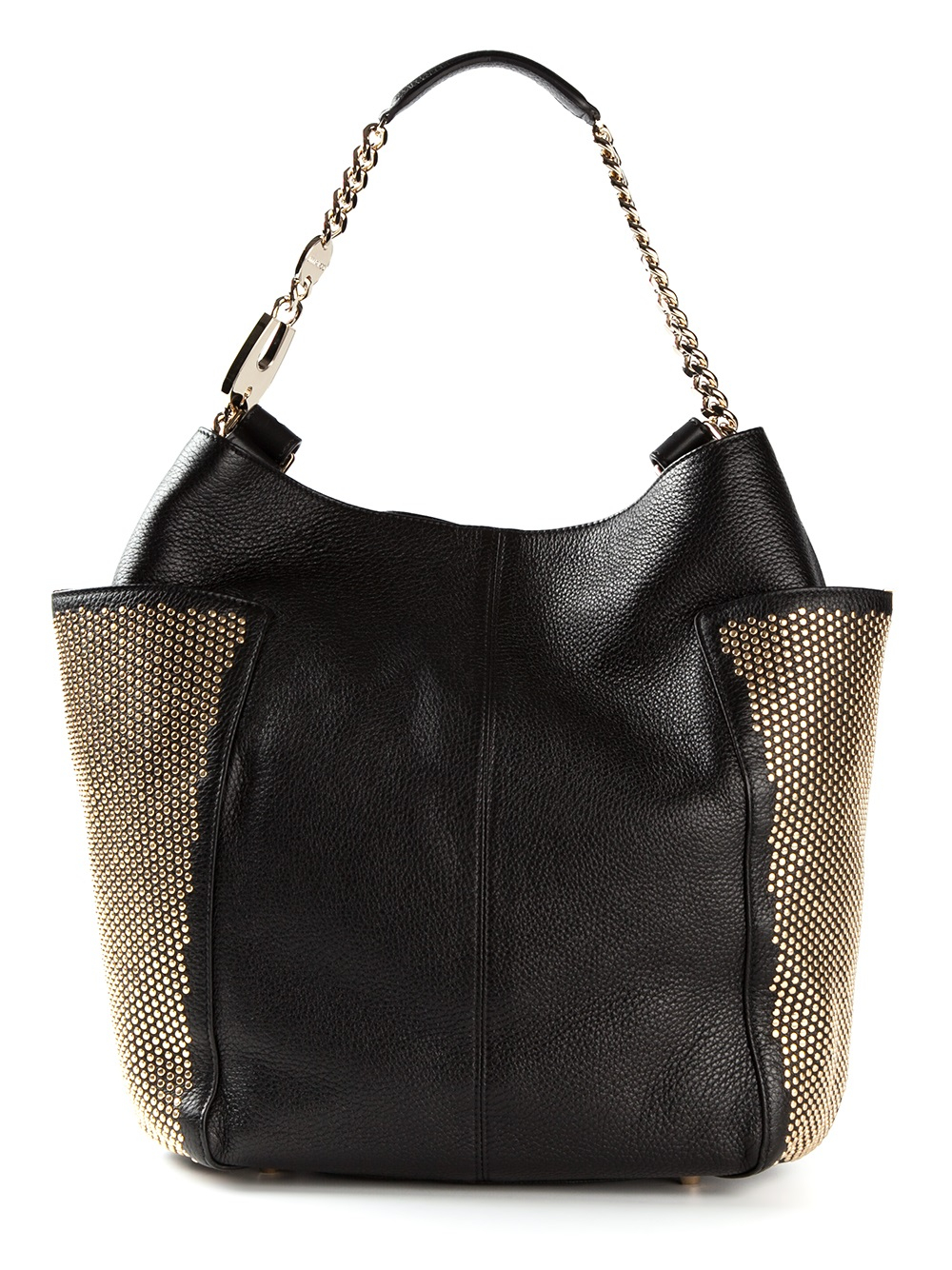 Jimmy Choo Studded Tote in Black | Lyst