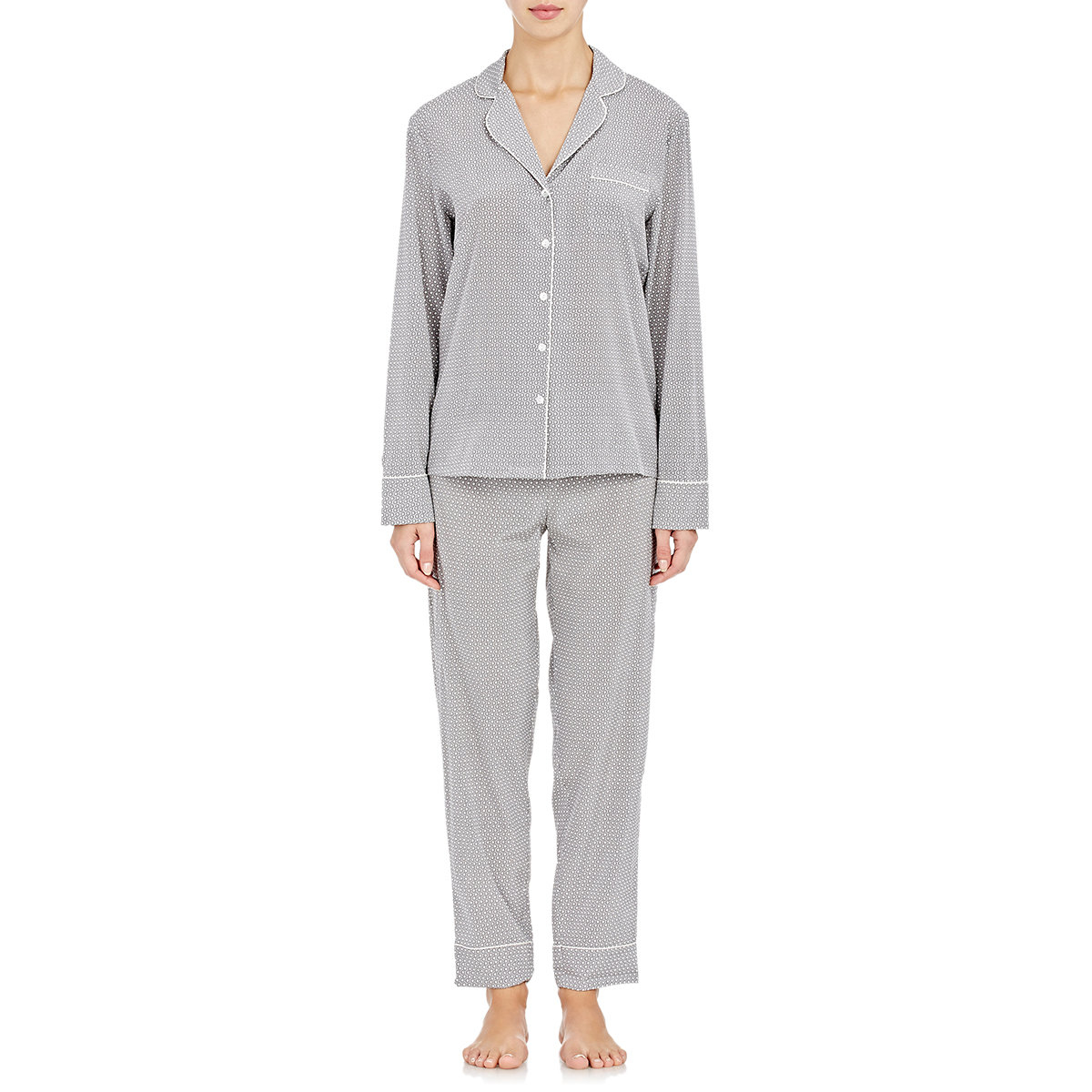 Lyst - Stella Mccartney Dot-print poppy Snoozing Pajama Set in Gray