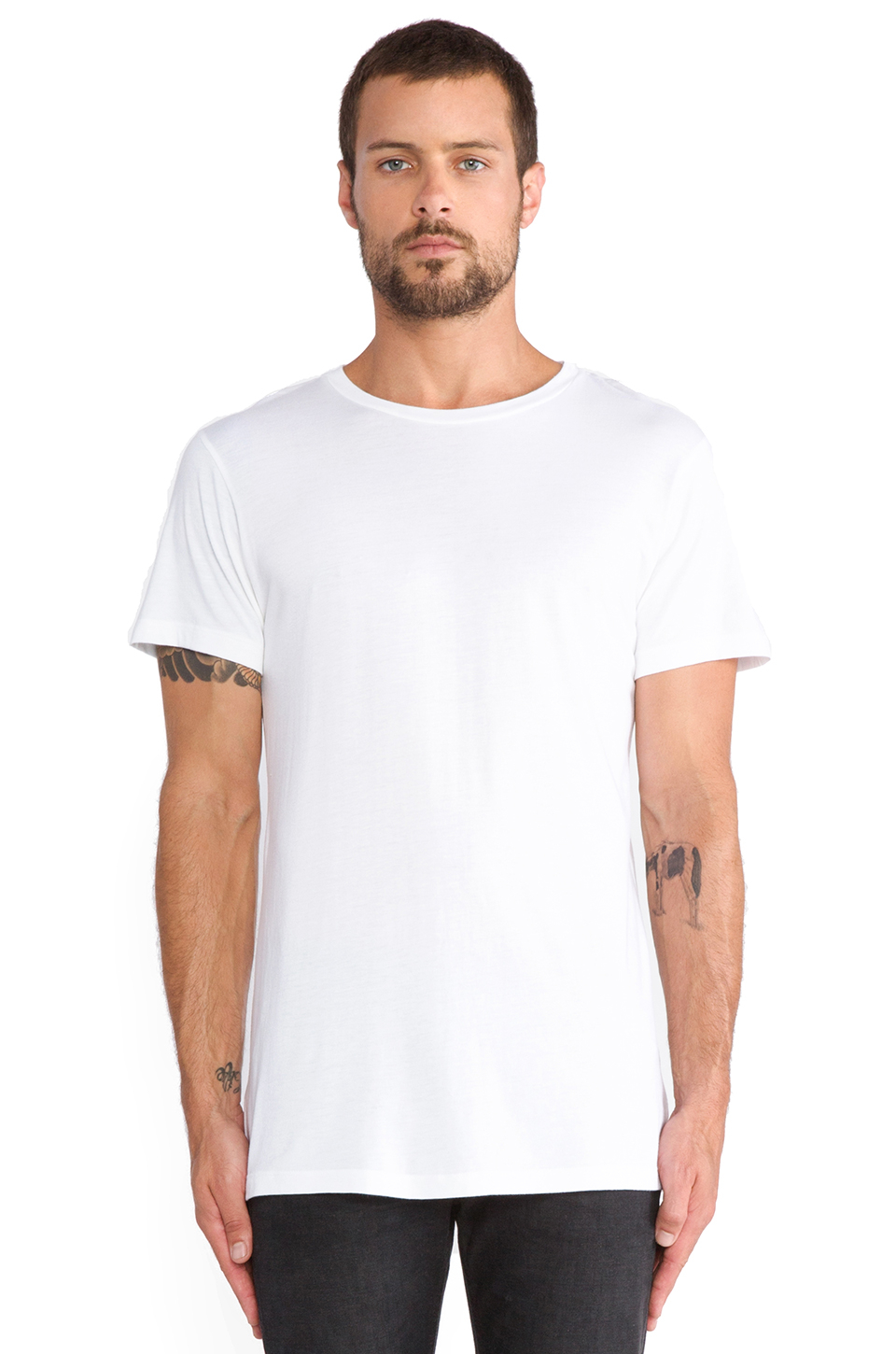 Lyst - John Elliott Classic Crew Tee in White for Men