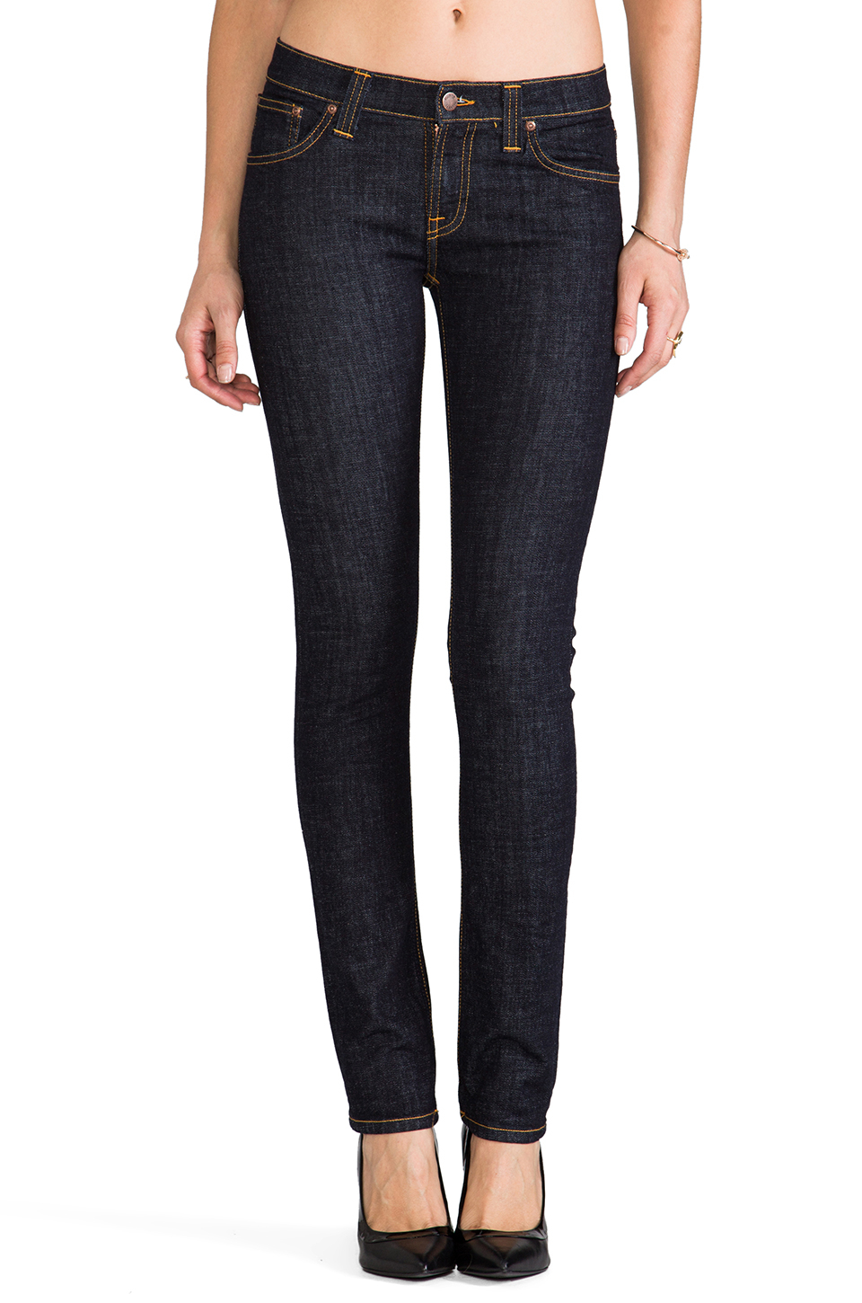 Lyst - Nudie Jeans Tight Long John Skinny in Blue