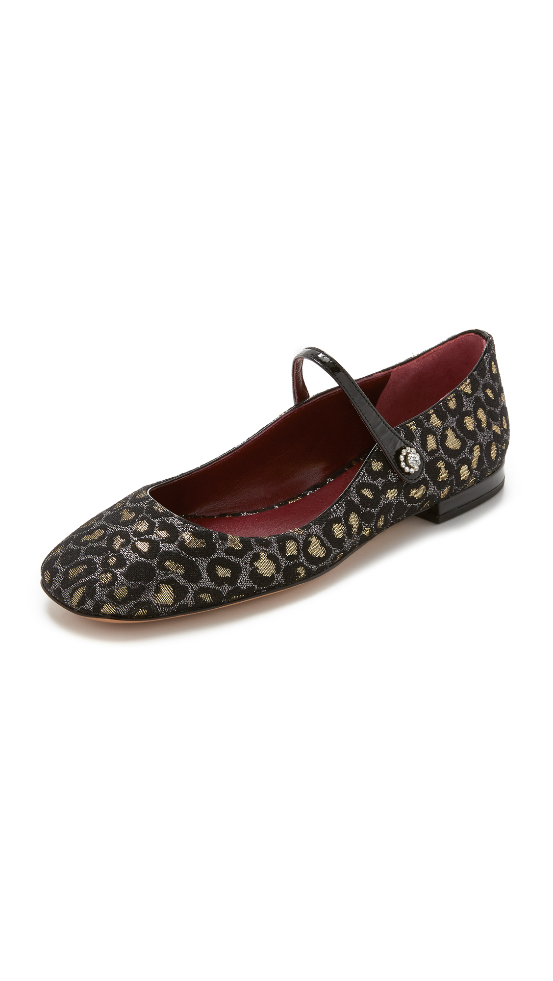 Lyst - Marc By Marc Jacobs Brooke Mary Jane Flats in Metallic
