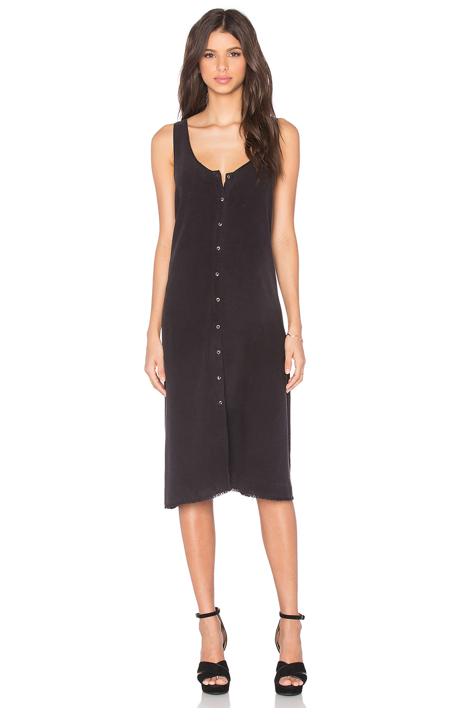 Lyst - Lacausa Reversible Silk Dress in Black