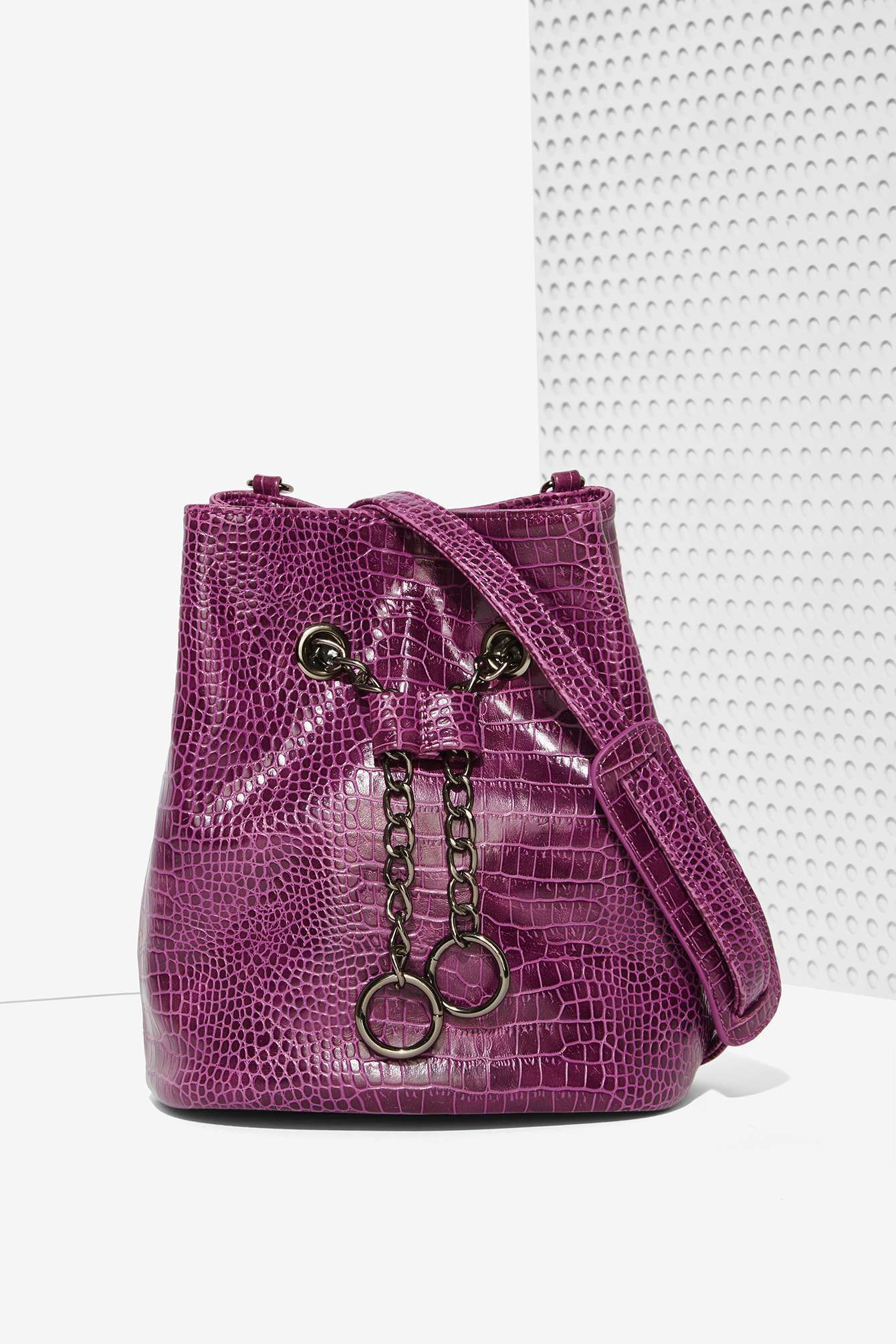 Lyst - Nasty Gal Corey Bucket Bag in Purple