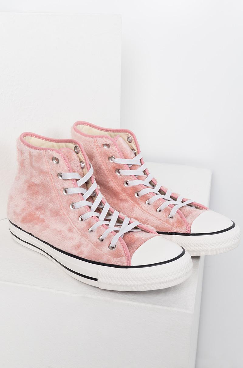 Lyst - Akira Converse Chuck Taylor All Star Fuzzy Hi Top Sneaker in Pink