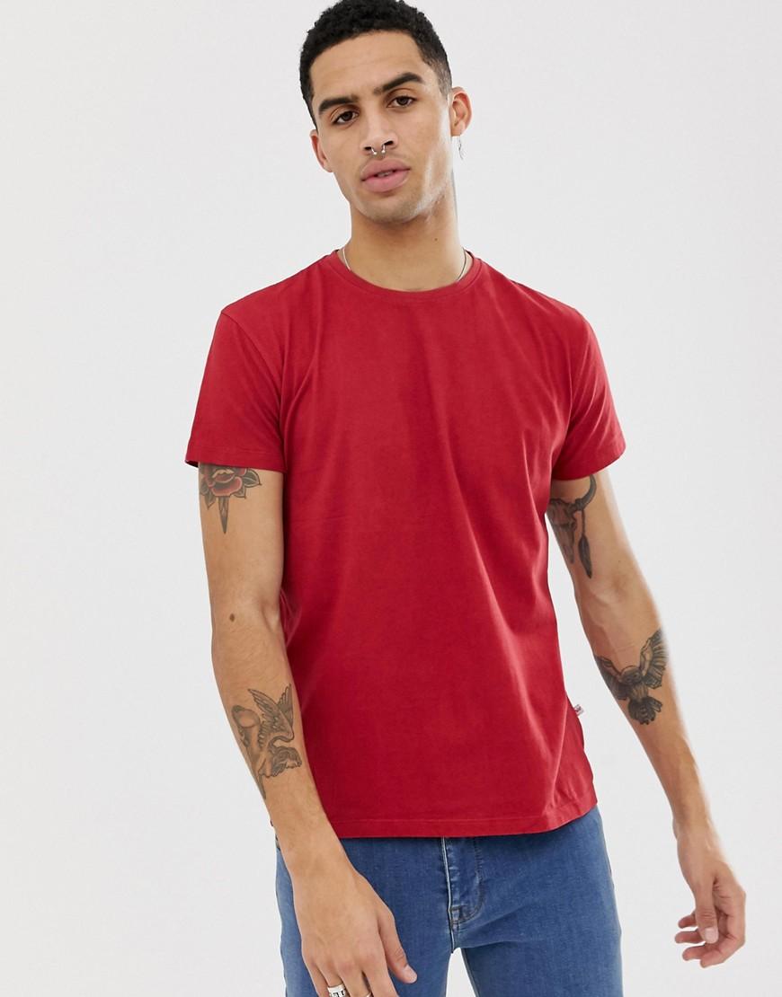 Lyst - Kronstradt Kronstadt Premium Basic Washed T-shirt in Red for Men