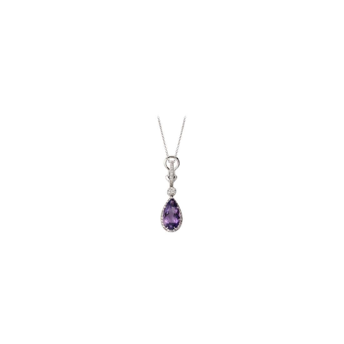 Lyst - Aspinal of London Ladies Exquisite Hollywood Teardrop Amethyst ...