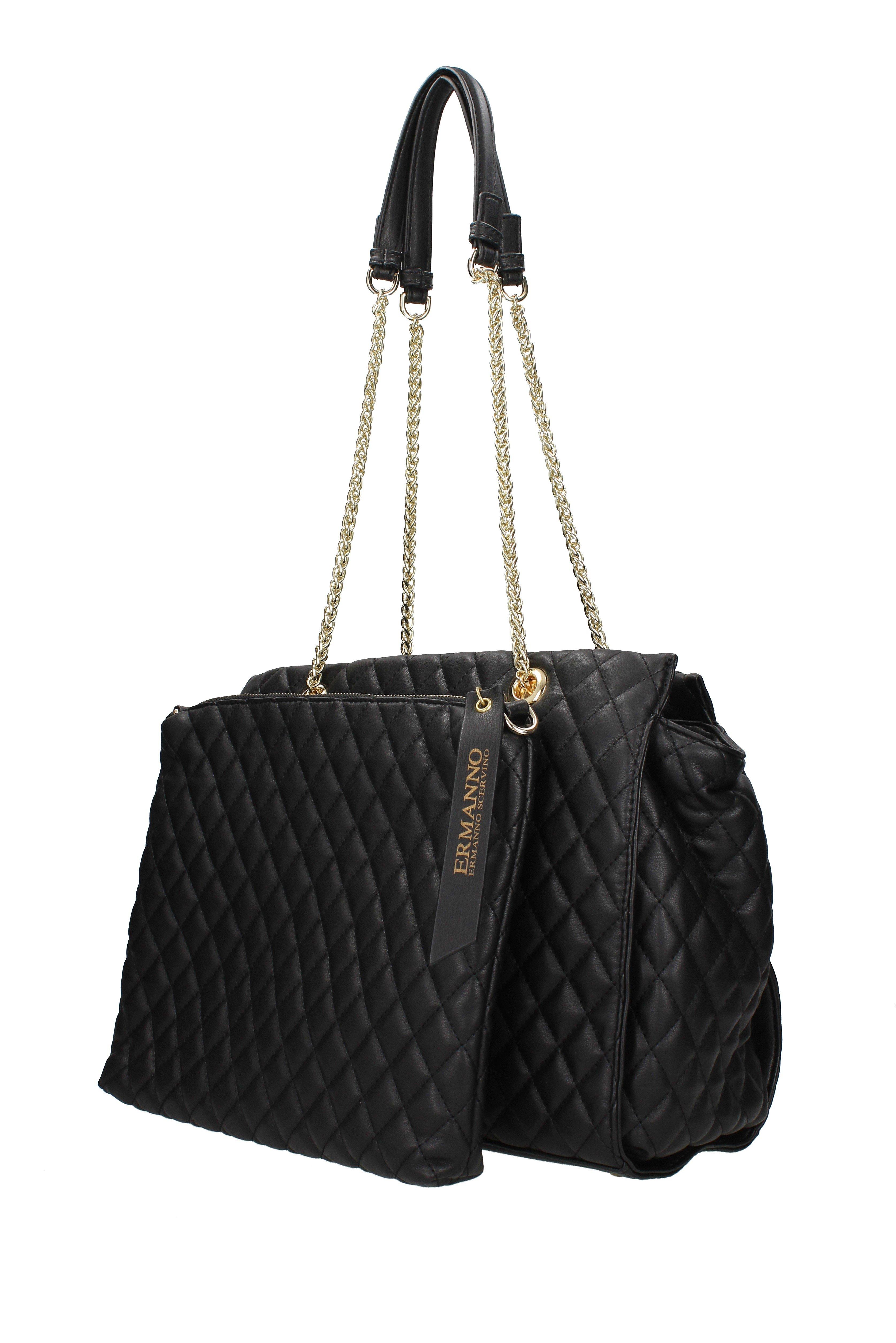 Ermanno Scervino Shoulder Bags Large Tote Delizia Women Black in Black ...