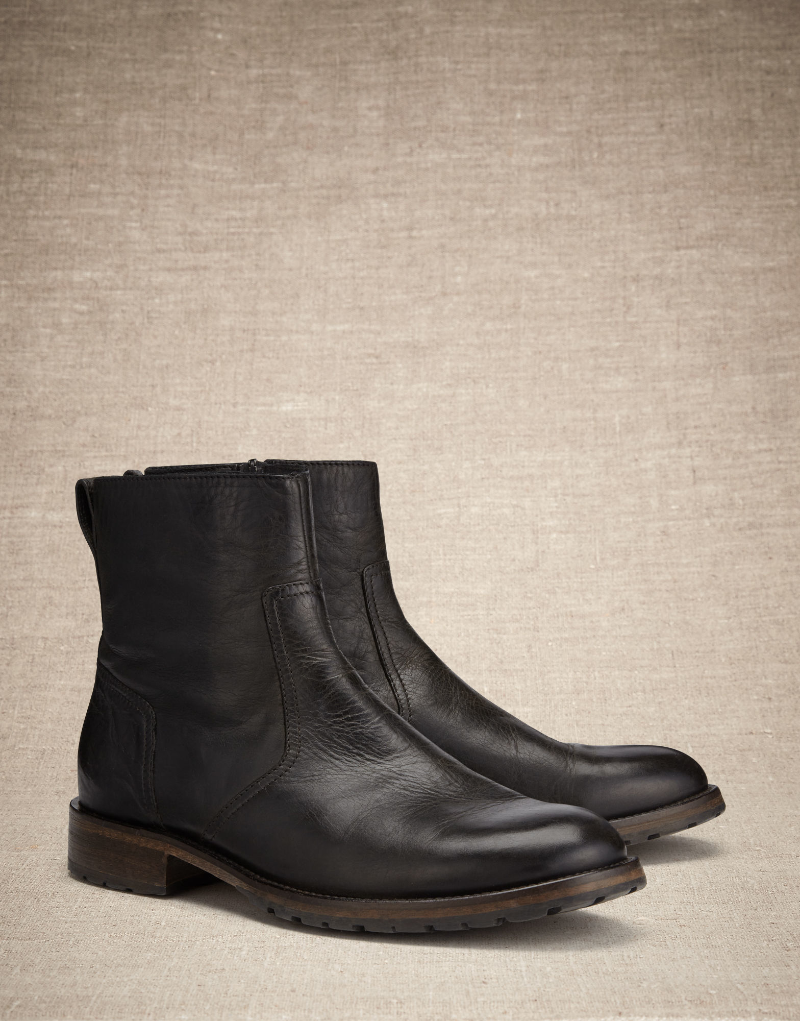 Belstaff Attwell Boot In Handwaxed Leather in Black for Men - Lyst