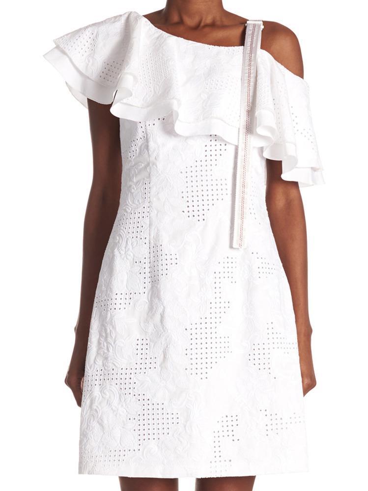 Off-White c/o Virgil Abloh Sangallo Mini Dress in White - Lyst