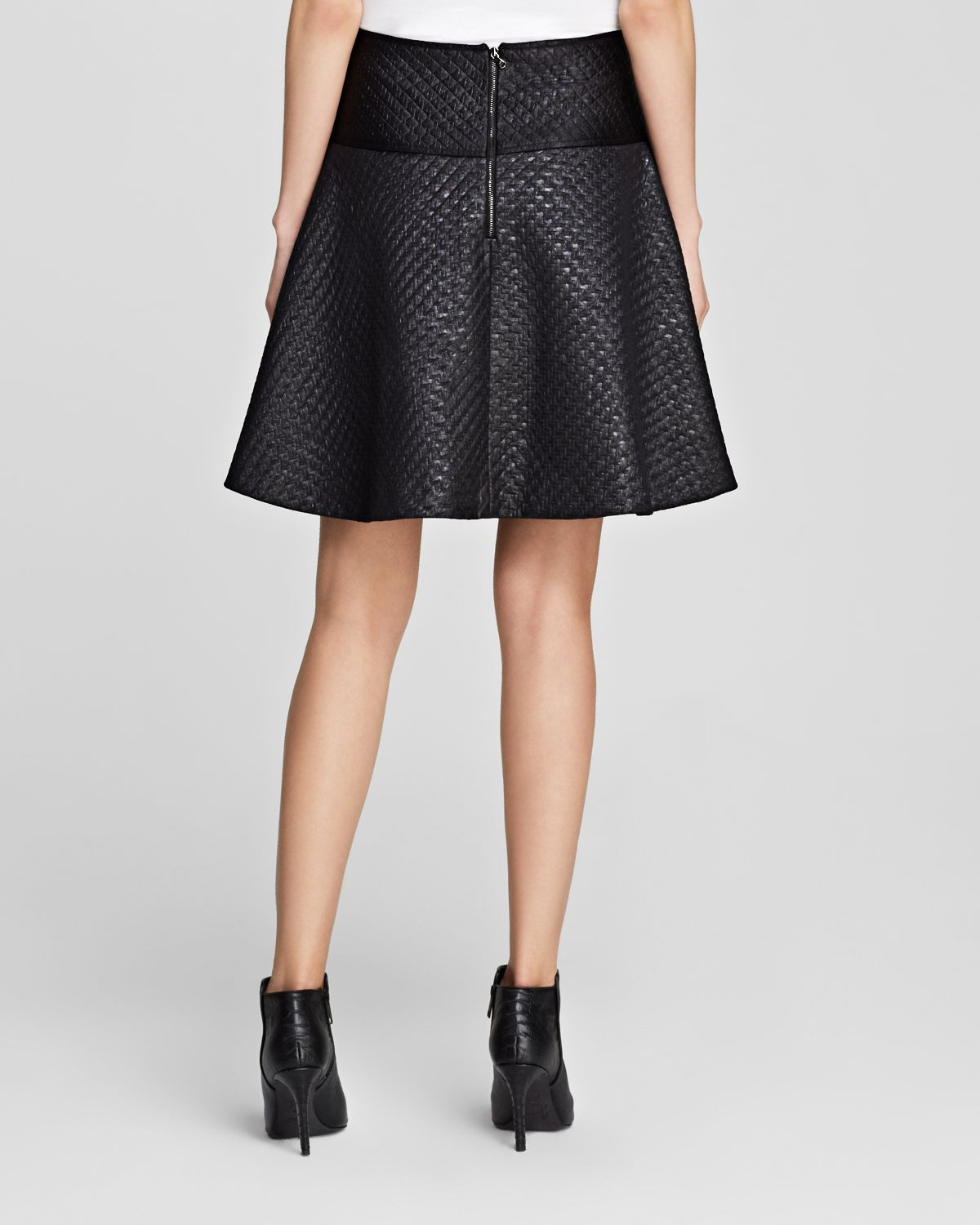 Lyst - Kenneth Cole Iris Quilted Mini Skirt - Bloomingdale'S Exclusive ...