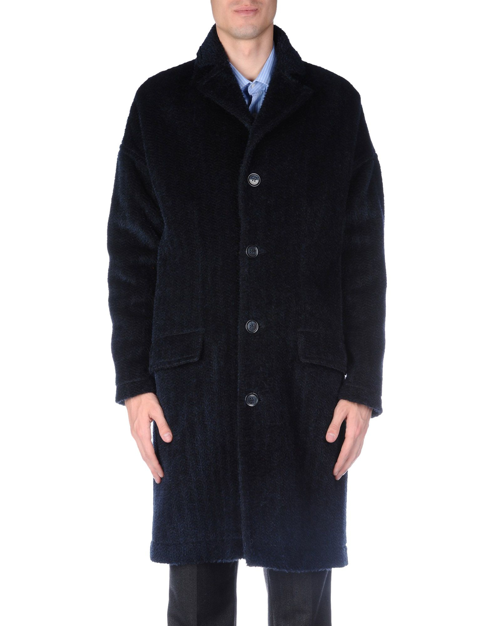 Lyst - Gianfranco Ferré Coat in Black for Men