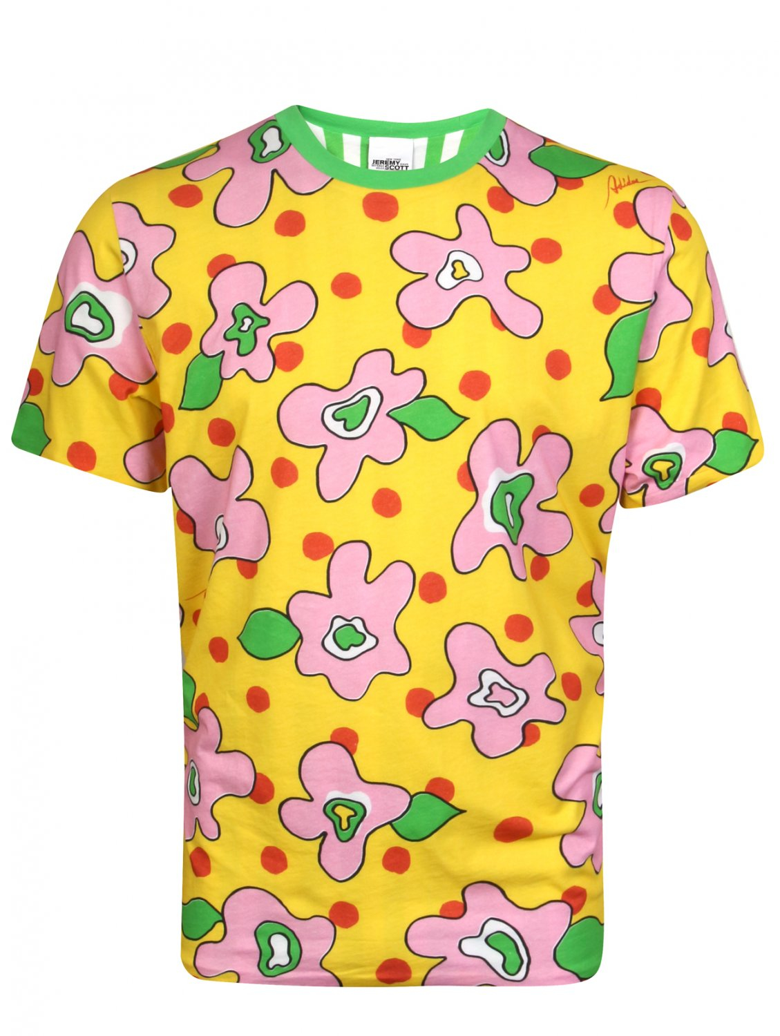 Jeremy Scott X Adidas Cartoon Couture Reversible Print T-shirt for Men ...