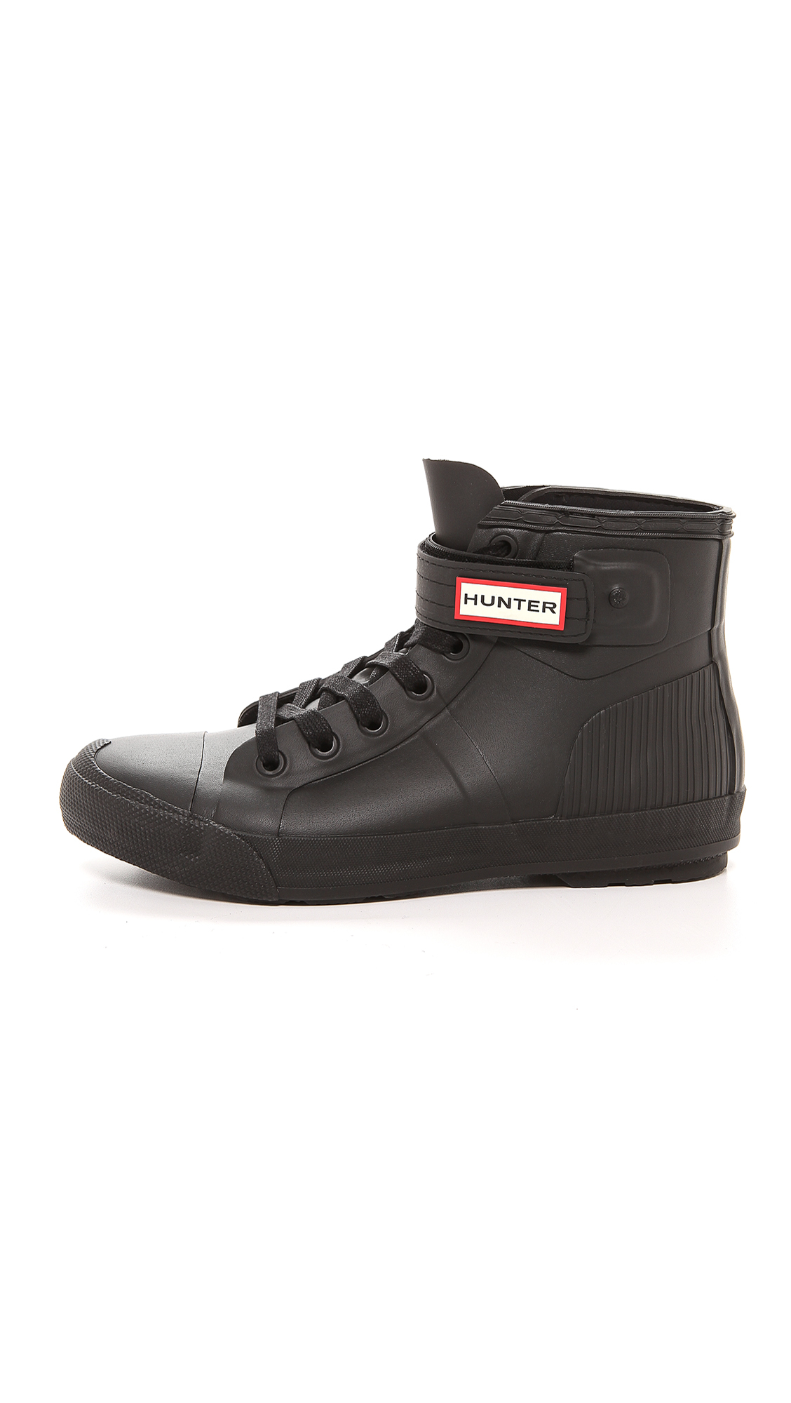 Lyst - Hunter Original Rubber High Top Sneakers in Black for Men