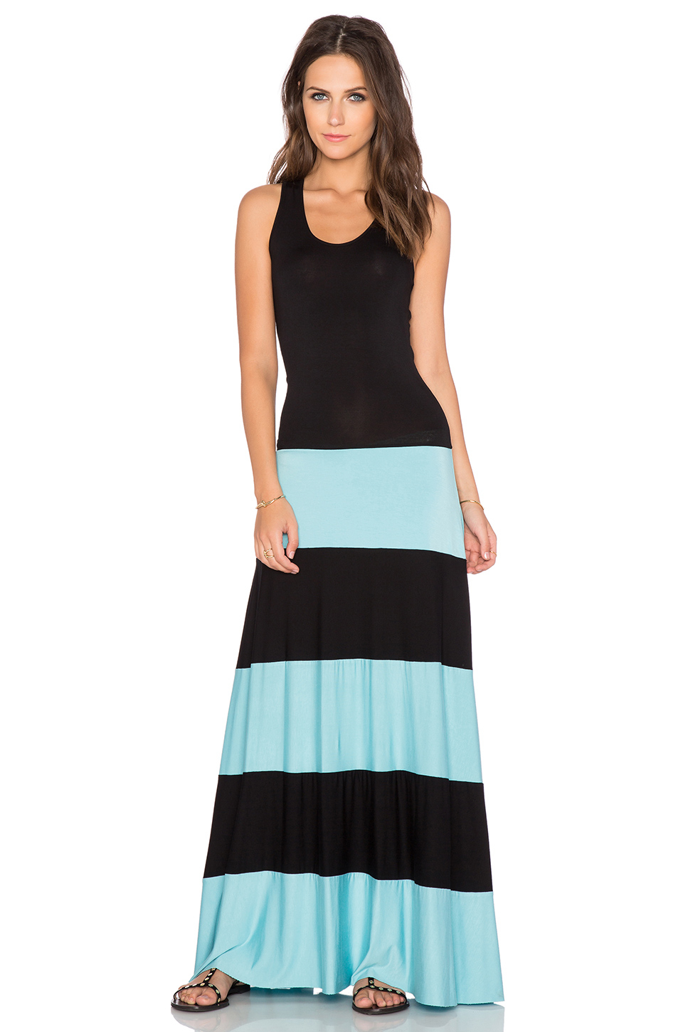 Lyst - Karina Grimaldi Biscot Maxi Dress in Black