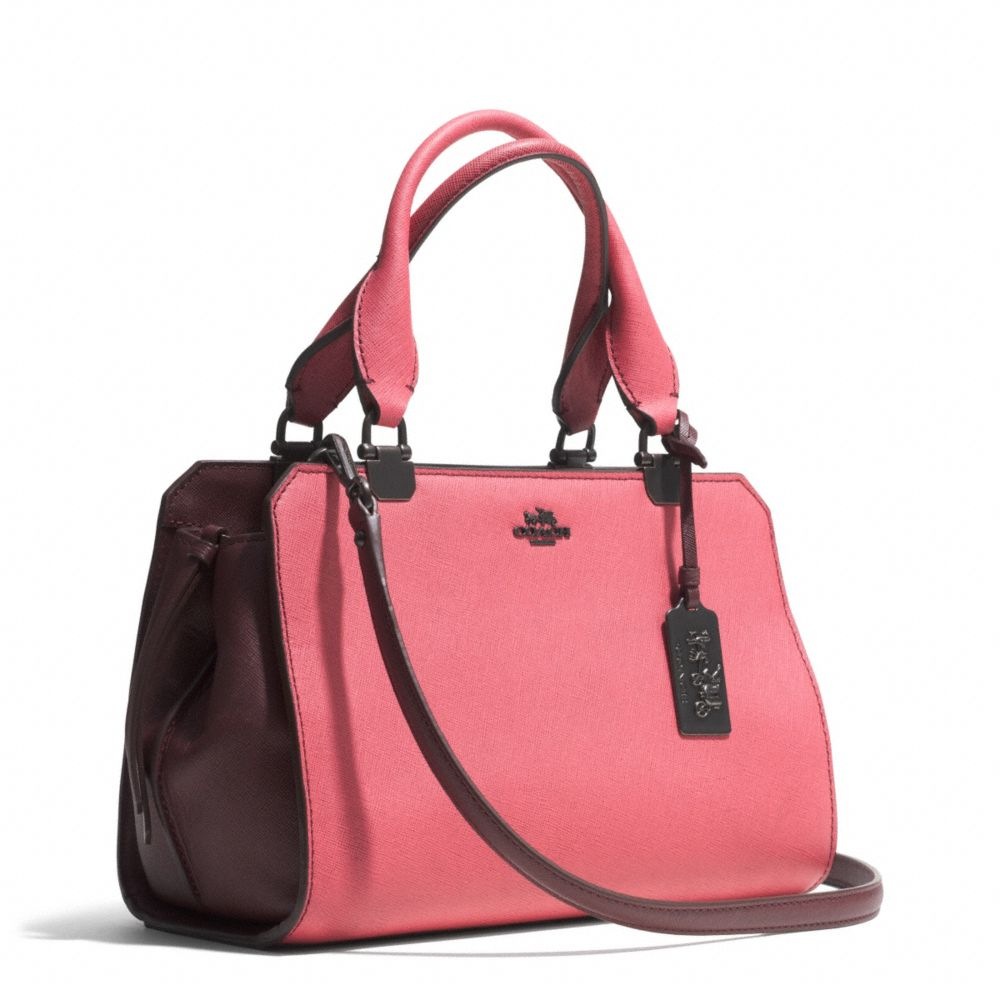 Lyst - Coach Madison Mini Lexington Carryall In Colorblock Saffiano ...
