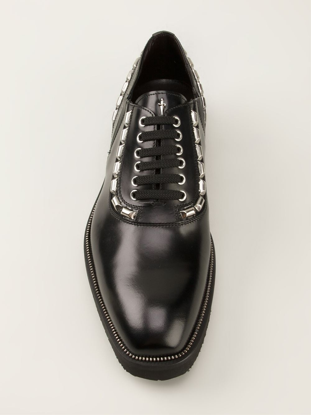Lyst - Cesare Paciotti Studded Shoes in Black for Men