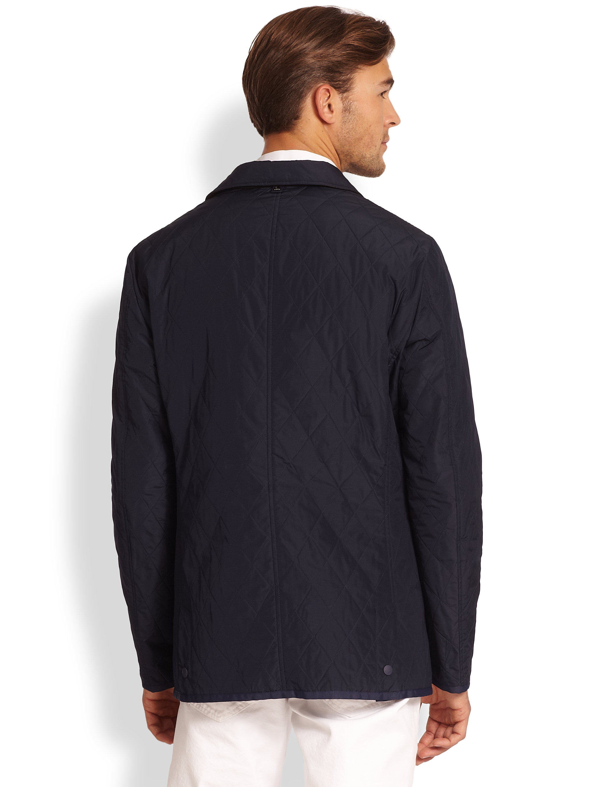 Allegri Quilted Jacket in Blue for Men - Lyst