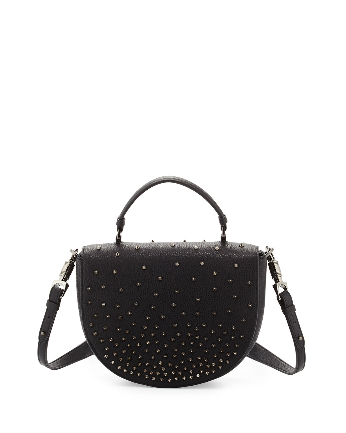 Christian Louboutin Black Spike Purse | semashow.com