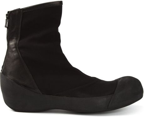 Lost & Found Back Zip Boots in Black for Men | Lyst