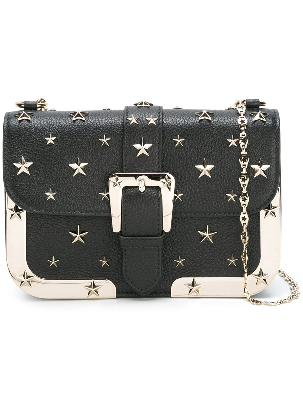 Black Crossbody Bag With Star Studs | Paul Smith