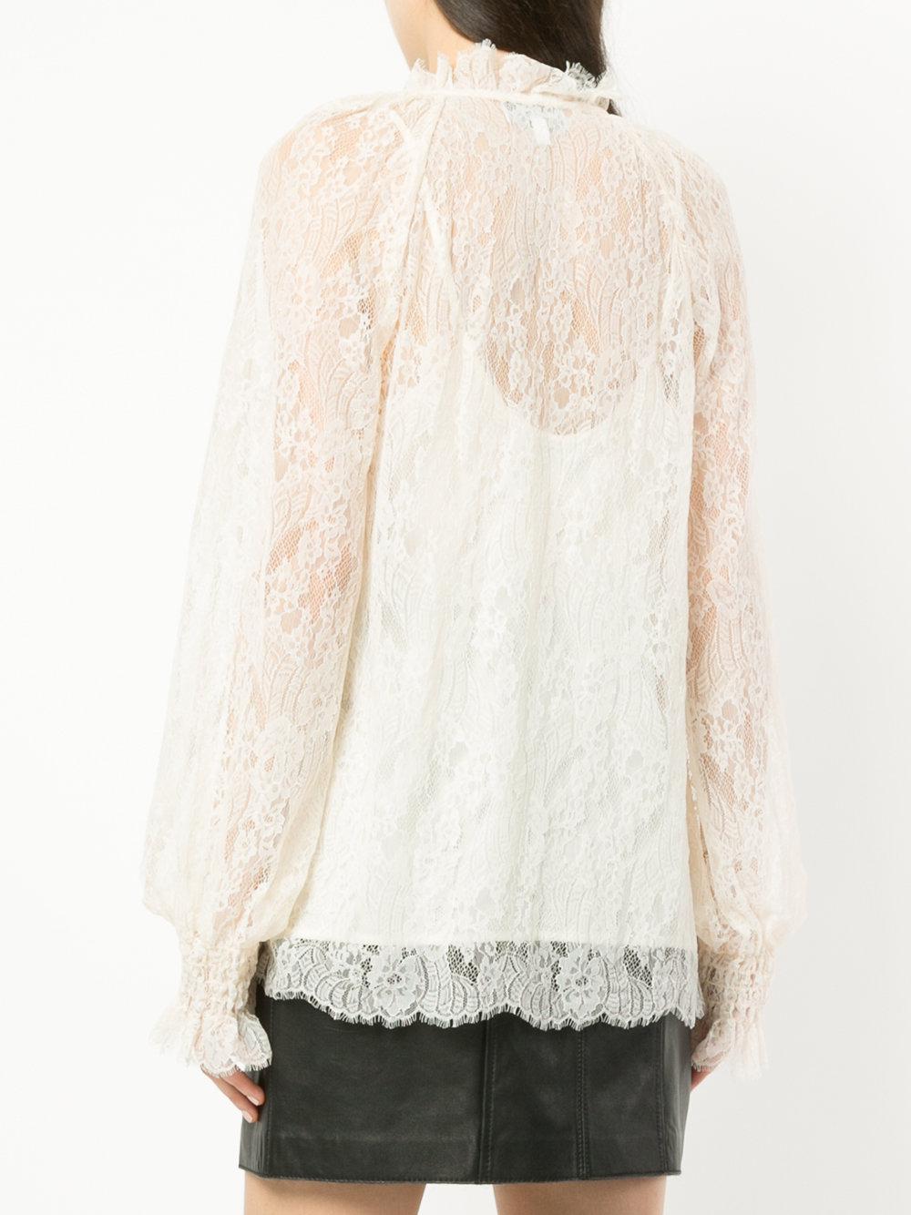 Alice McCALL Lace St Germain Blouse in White - Lyst