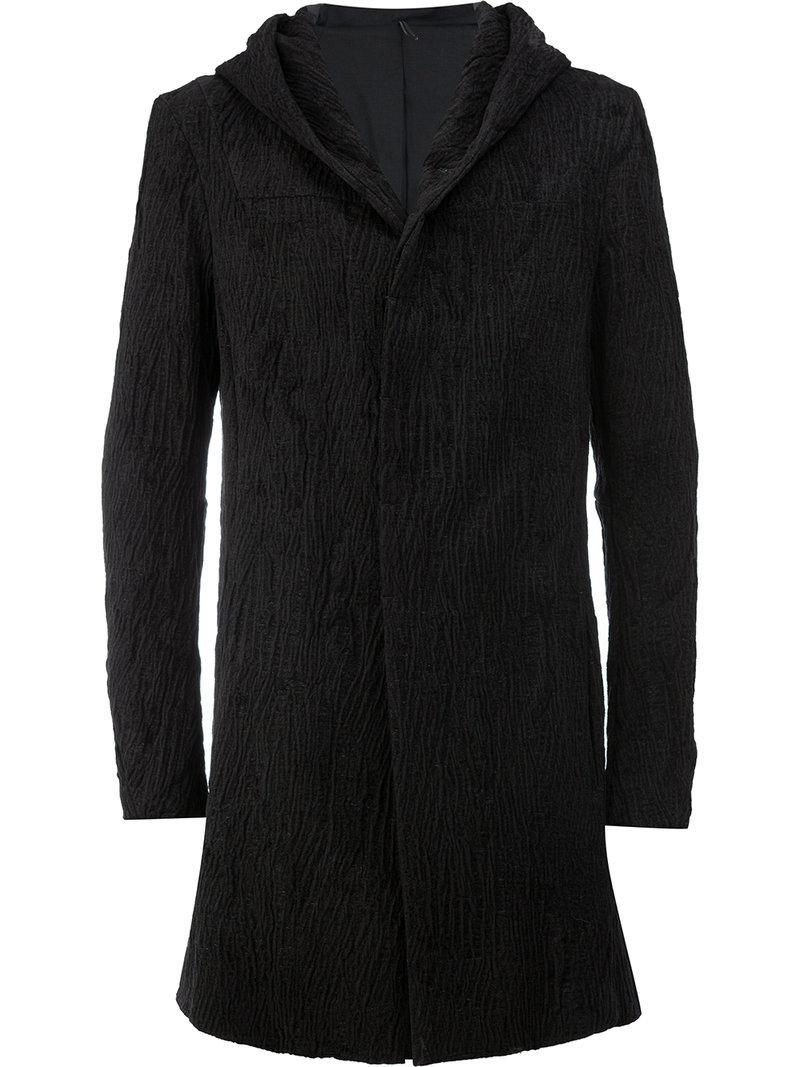 Lyst - Masnada Hooded Coat in Black for Men