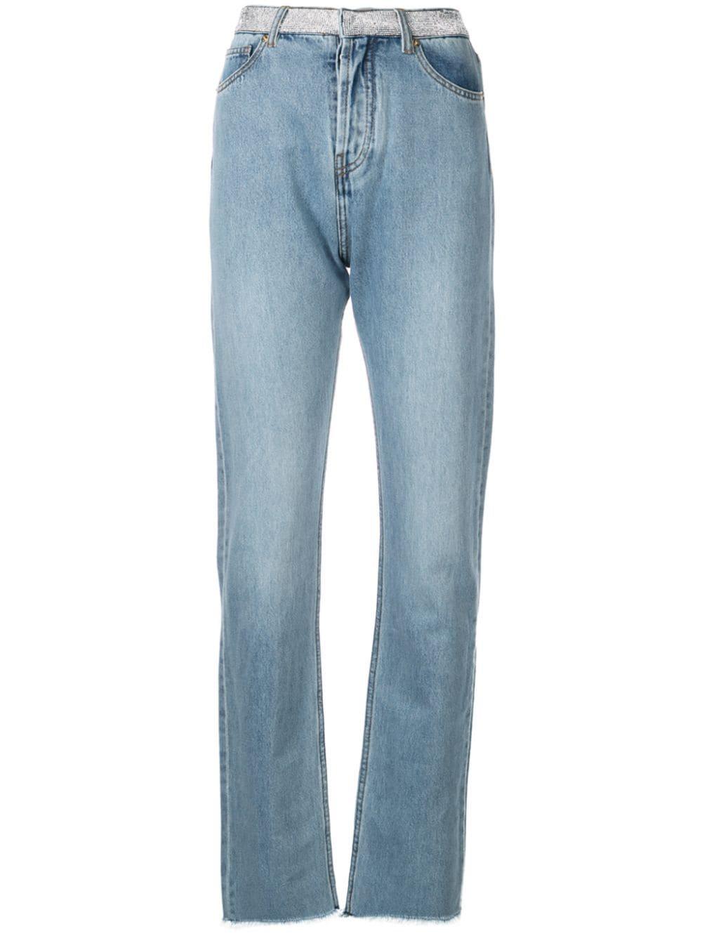 Alexandre Vauthier Denim Slim-fit Jeans in Blue - Lyst
