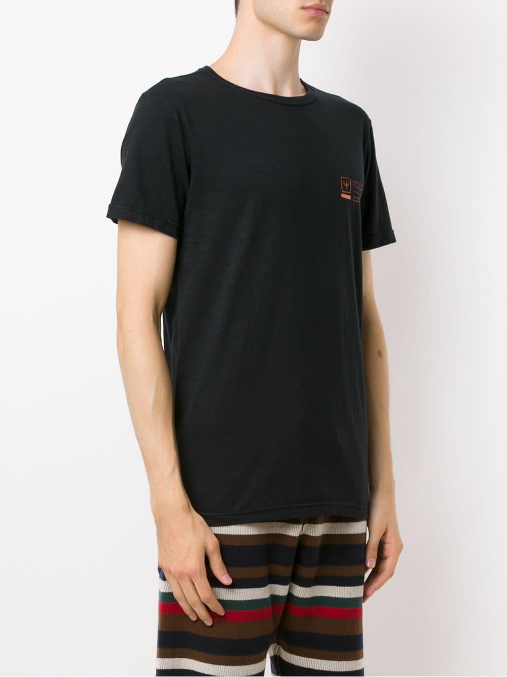 Osklen T-shirt With Printed Detail in Black for Men - Lyst