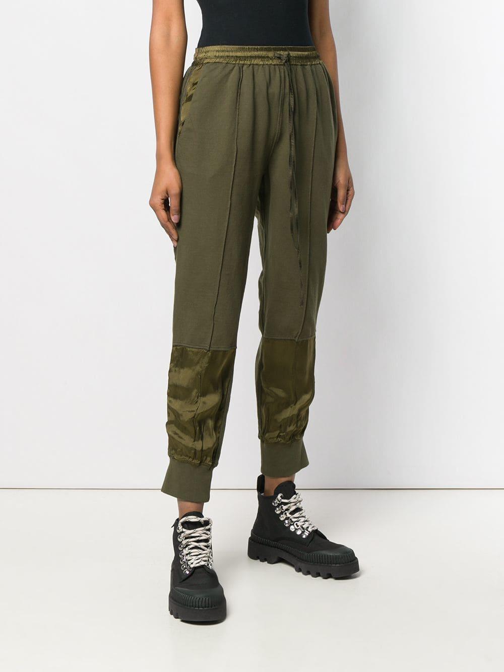 Andrea Ya'aqov Tracksuit Trousers in Green - Lyst