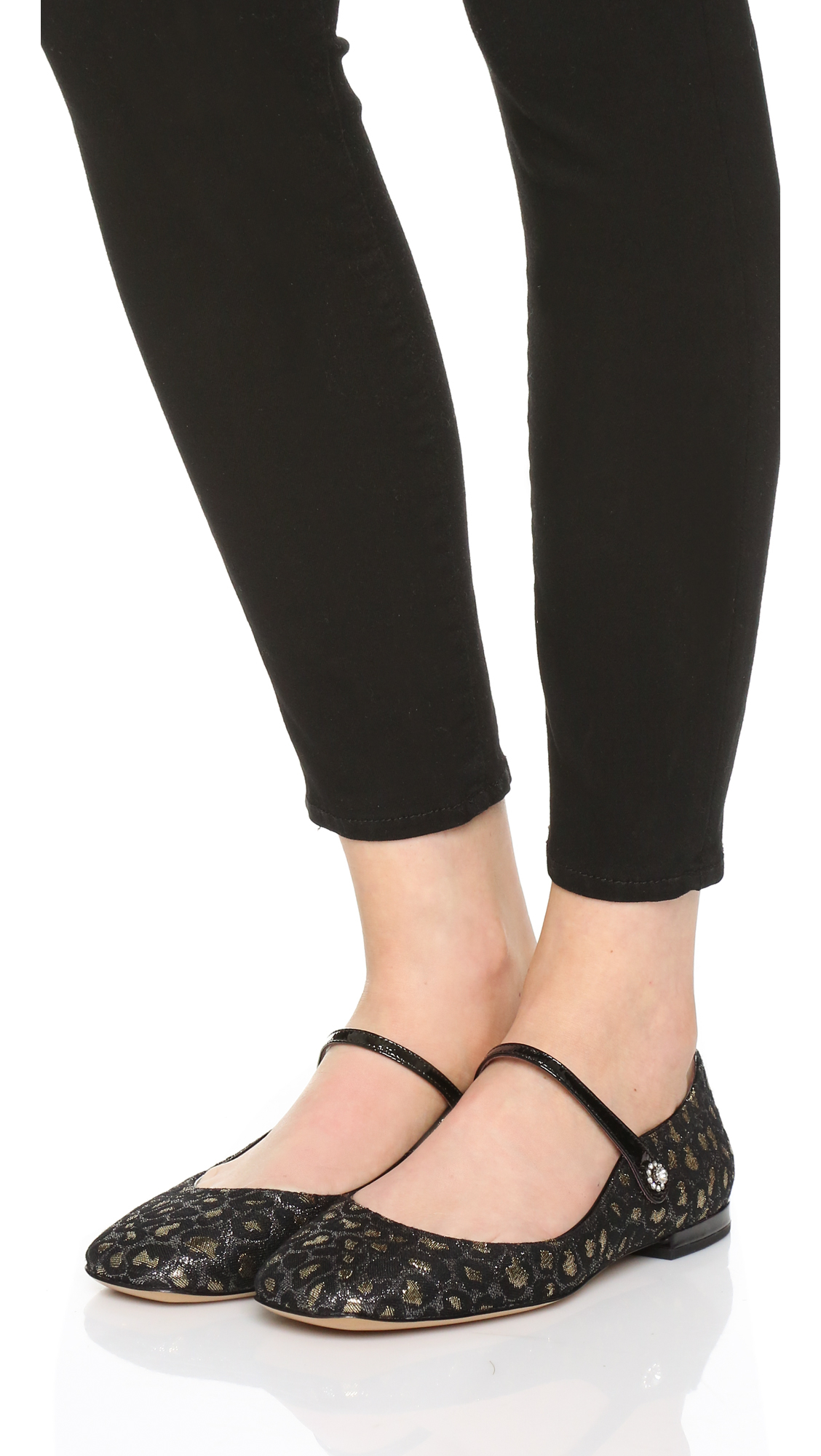 Lyst - Marc By Marc Jacobs Brooke Mary Jane Flats in Metallic