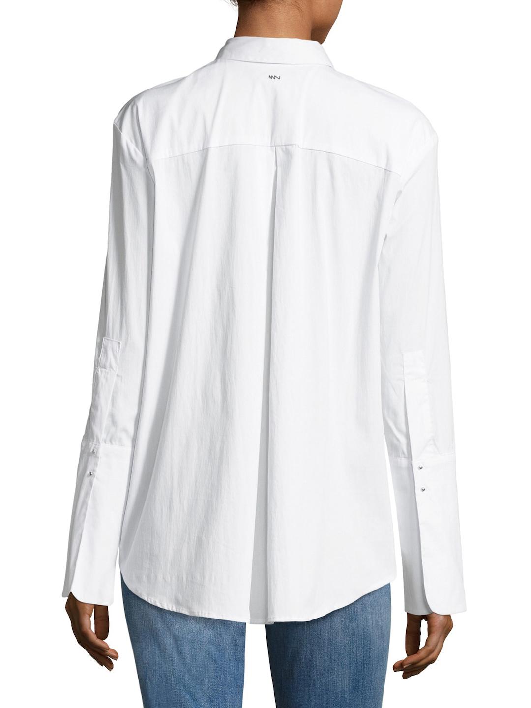 Lyst - Misha Nonoo The Husband Poplin Shirt in White