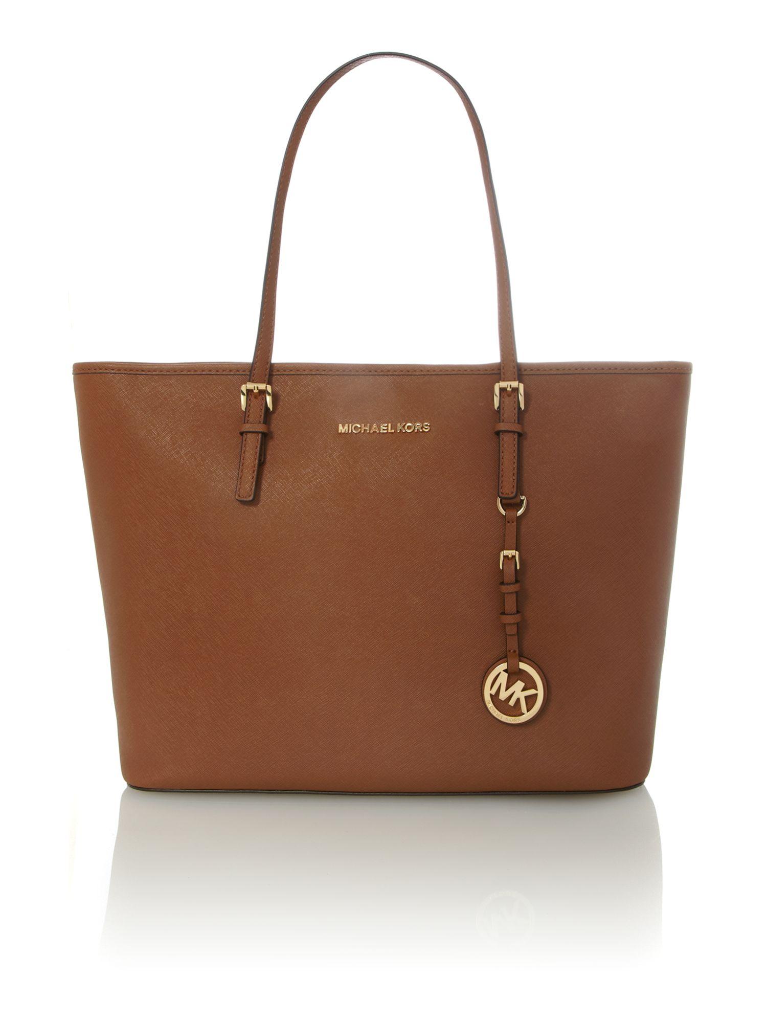 Michael Kors Tan Suede Purse | semashow.com
